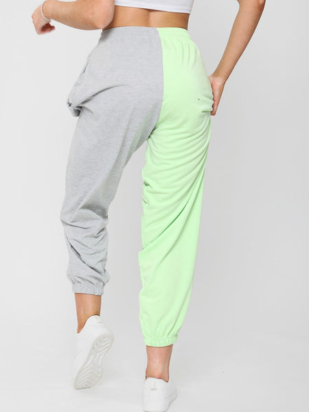 Wholesale Two Tone Oversized Colour Splice Jogger – Stylewise Direct