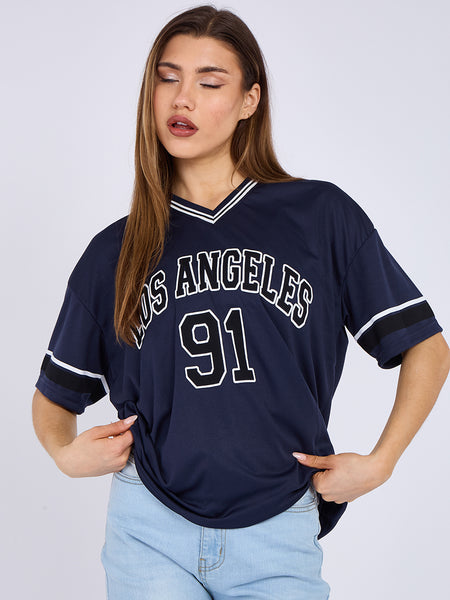 Wholesale Los Angeles 91 Jersey T-Shirt – Stylewise Direct